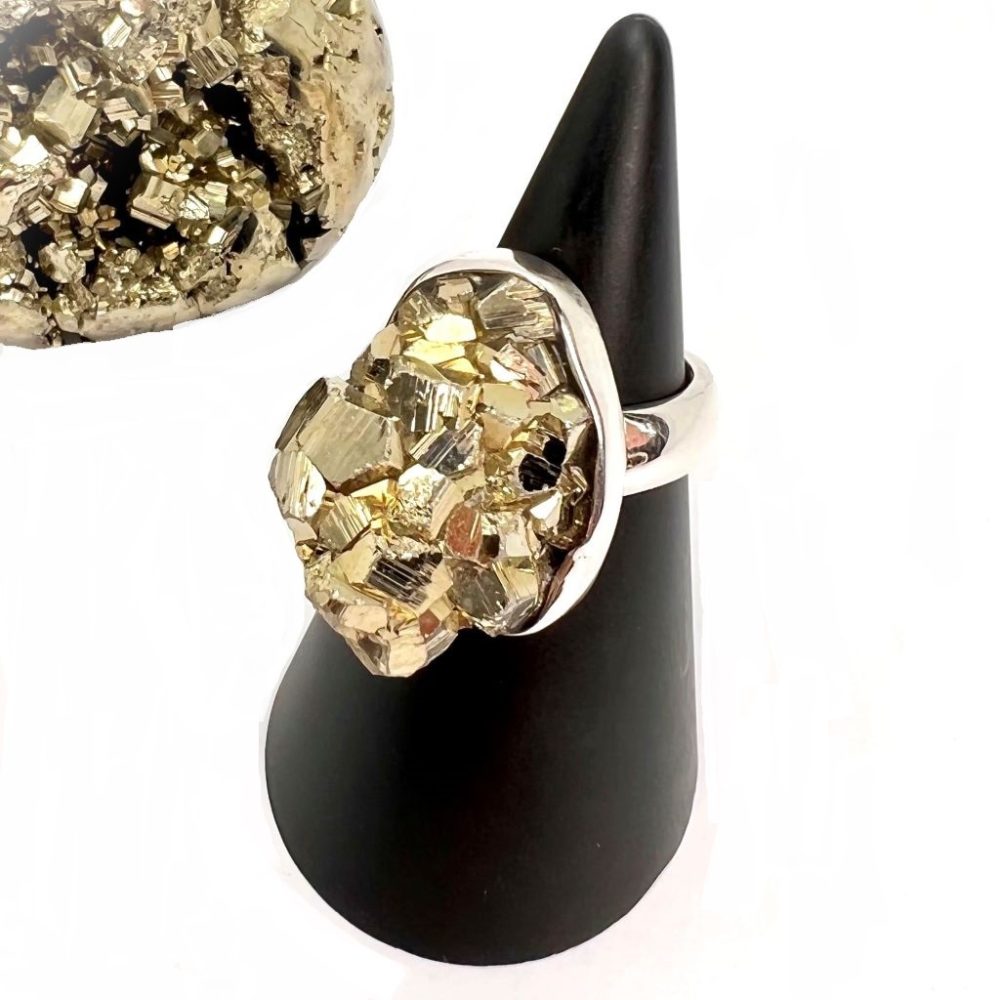 Pyrite Ring - Quality Crystal Jewellery - Conscious Stones