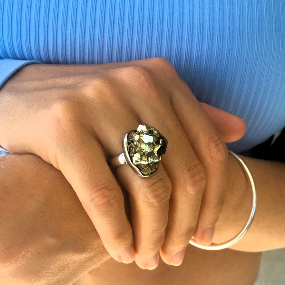 Pyrite Ring - Quality Crystal Jewellery - Conscious Stones