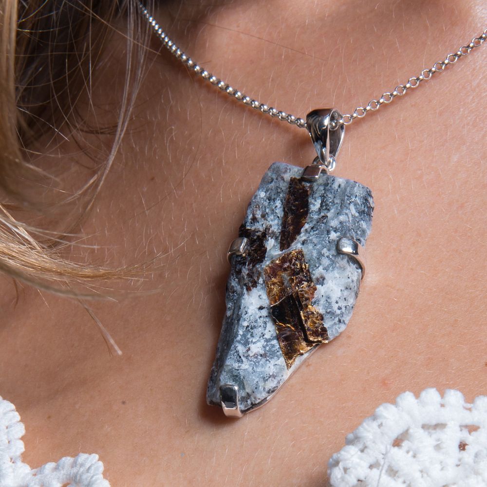 Astrophyllite Pendant - Quality Handcrafted Crystal Jewellery ...
