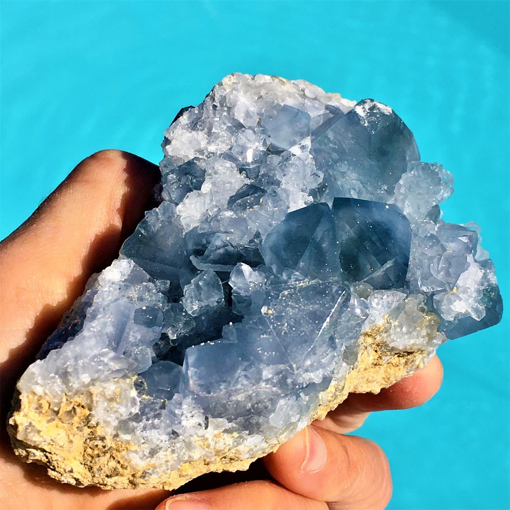 Celestite Cluster - Buy High Quality Crystals - Conscious Stones