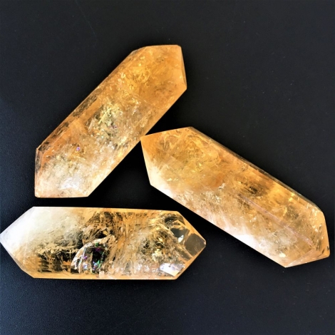 Citrine Double-Terminated Crystals - Conscious Stones