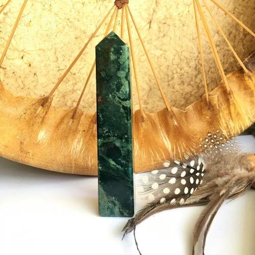 Bloodstone Obelisk - Buy Quality Crystals and Crystal Jewellery ...
