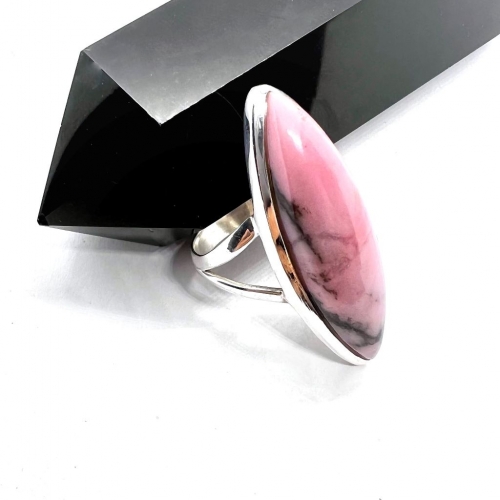 Rhodonite Ring - Buy Quality Crystal Jewellery - Conscious Stones
