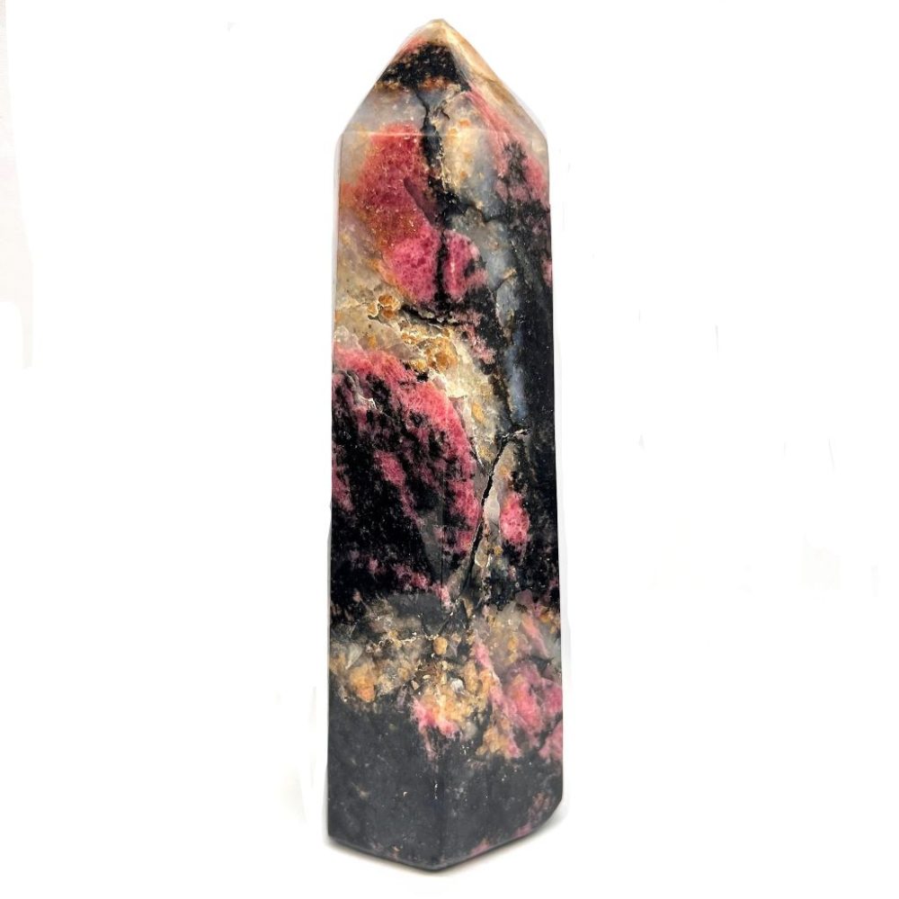 Rhodonite Tower - Buy Quality Crystals - Conscious Stones