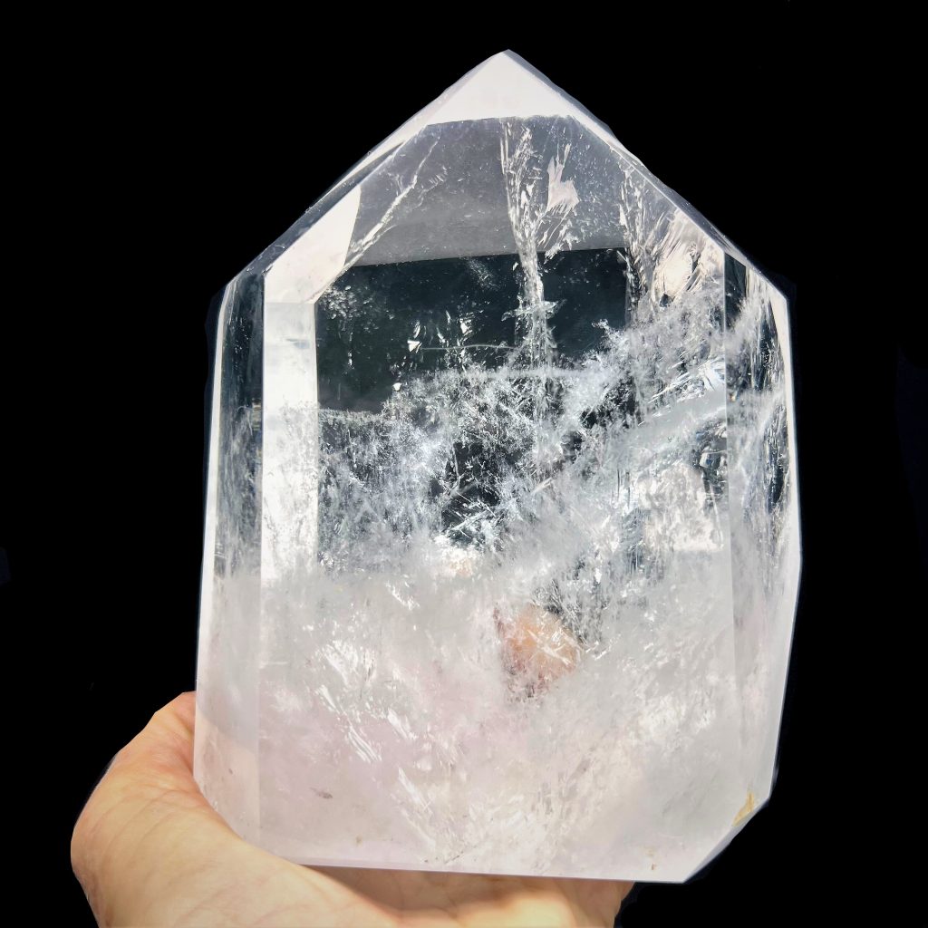 Clear Quartz Tower - Conscious Stones