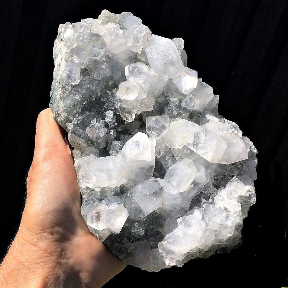 Apophyllite Glass Cluster - Unique Crystals - Conscious Stones